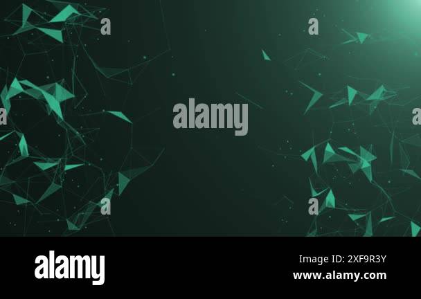 Abstract futuristic digital wave 5G network connection structure background plexus lines, dots ...