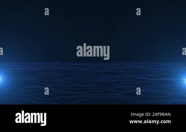 Digital High tech HUD grid video news studio background, product ...