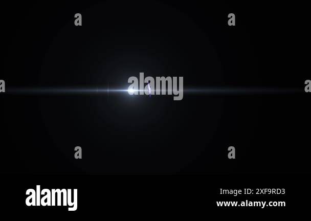 Cinematic Lens flare effect Transition light effect rays light ...