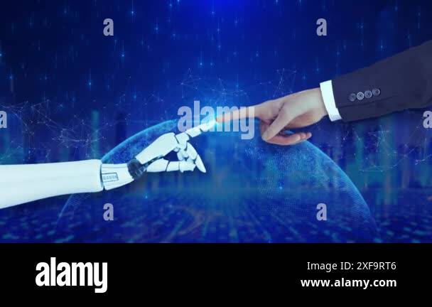 Digital transformation human robot Stock Videos & Footage - HD and 4K ...