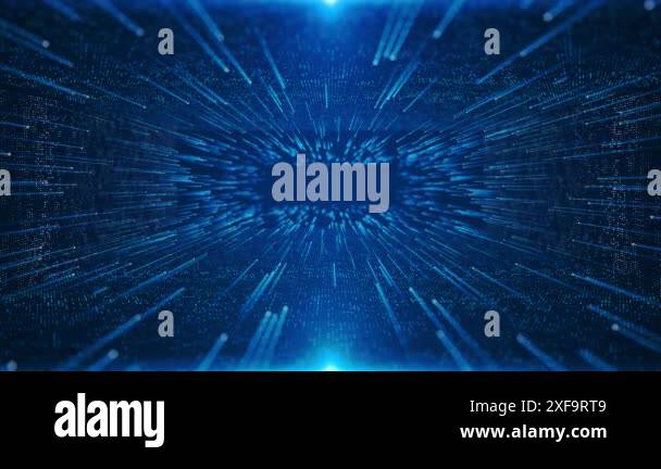 Deep wavy Cyber funnel futuristic speed tunnel. Sci-fi. Matrix ...