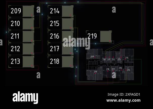 3D HUD future ui ux interface cyberpunk able to loop endless 4k Stock ...