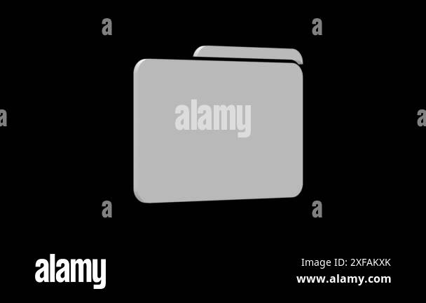 Folder icon 3d style Stock Videos & Footage - HD and 4K Video Clips - Alamy
