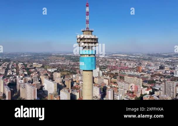 Johannesburg skyline hillbrow tower high rise Stock Videos & Footage ...