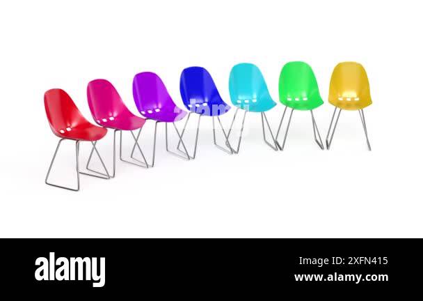 Different colored chairs Stock Videos & Footage - HD and 4K Video Clips ...