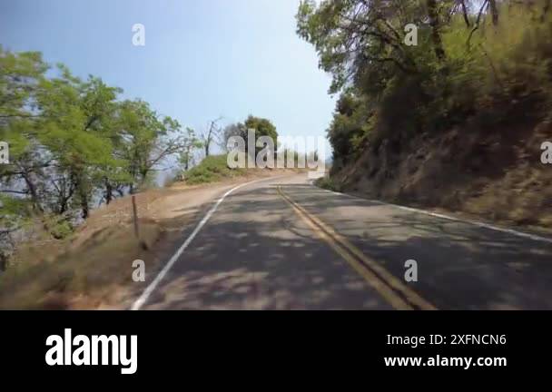 Kings Canyon Scenic Byway East Section 20 Eastbound MultiCam Rear View ...