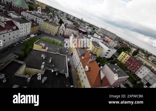 This breathtaking aerial tour of the historic city of Opole offers ...