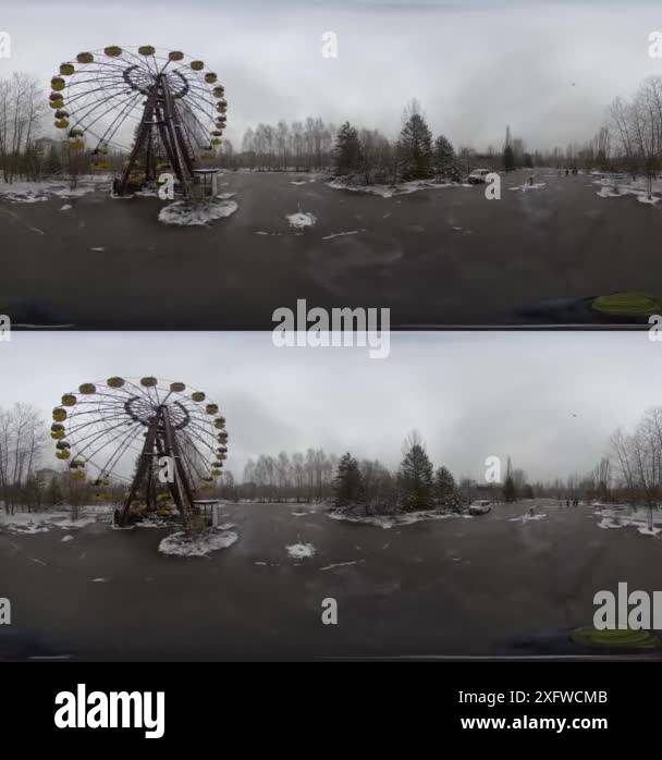 This 360-degree video takes you on a virtual tour of Pripyat, an ...