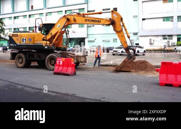 Laos vientiane road construction Stock Videos & Footage - HD and 4K ...