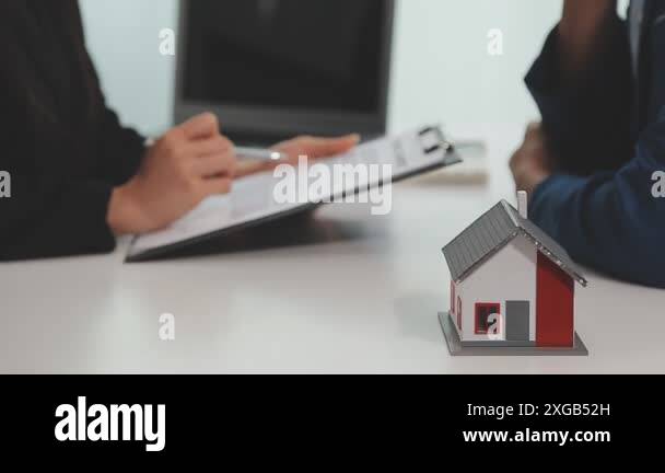 Woman man signing contract Stock Videos & Footage - HD and 4K Video ...