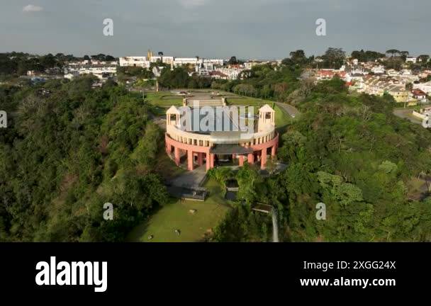 Curitiba, Brazil. Panorama landscape of famous Tangua Park at city of ...