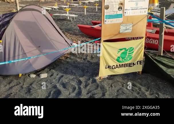Maratea, Basilicata, Italy - September 22, 2023: Nest of Caretta ...