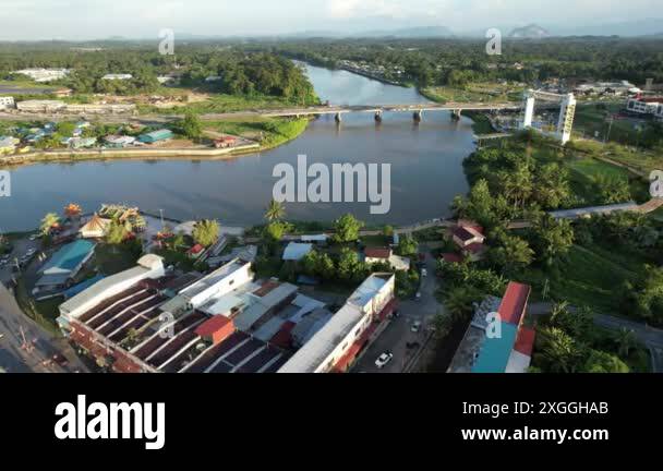 Kuching, Malaysia - July 6 2024: The Batu Kawah Riverbank Park Stock ...