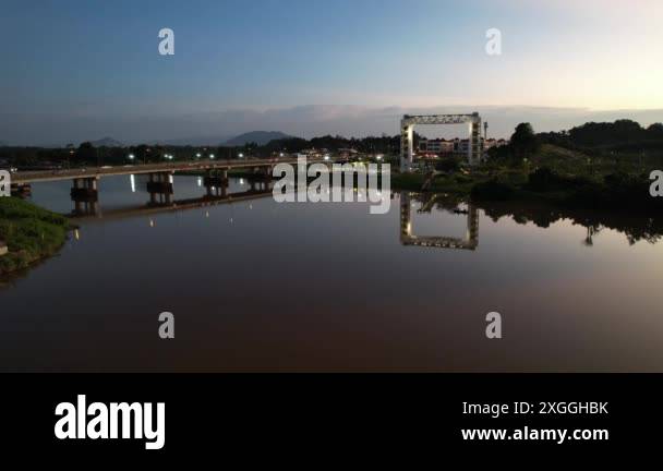 Kuching, Malaysia - July 6 2024: The Batu Kawah Riverbank Park Stock ...