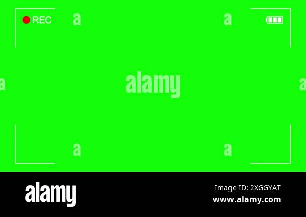 Camera recorder shooting green screen in 4k Stock Video Footage - Alamy