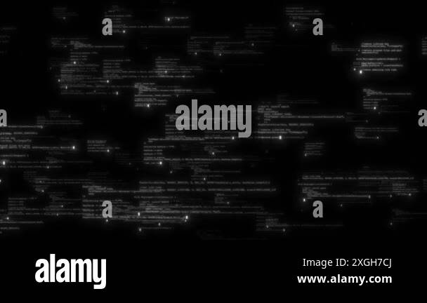 Cyberspace Big Data Digital Business Hi tech matrix Tunnel, binary code encrypted Nodes ...