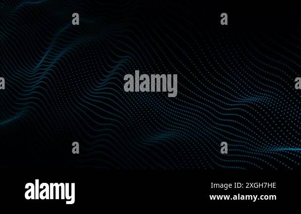 Deep abstract stage Blue aesthetic dreamy particle wave background ...