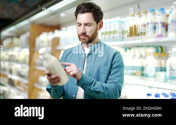 Milk supermarket label Stock Videos & Footage - HD and 4K Video Clips ...