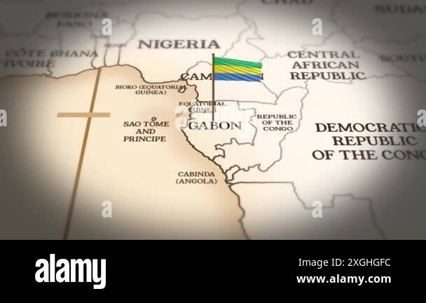 3d gabon map flag Stock Videos & Footage - HD and 4K Video Clips - Alamy