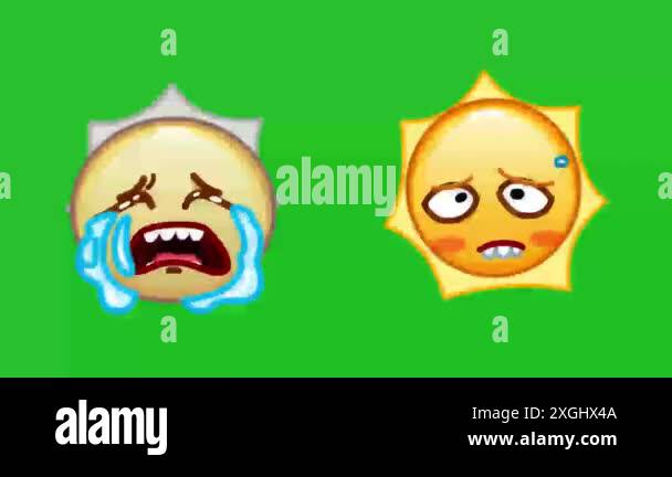 2 5D virtual space character emoticon and the reaction of the beautiful ...