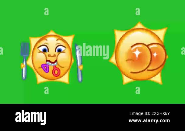 2 5D virtual space character emoticon and the reaction of the beautiful ...