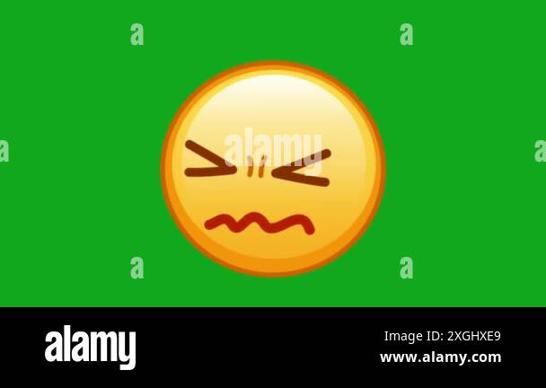 Character emoticon of virtual space 2 5 yellow circular emoticon bad ...