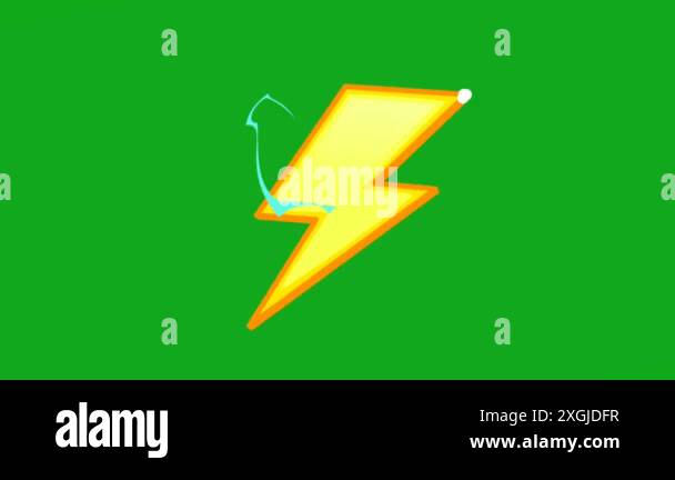 2 5D virtual space character emoticon and green screen yellow ray ...