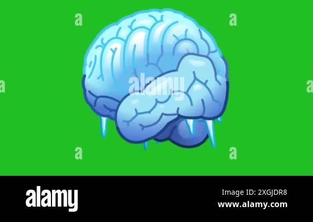 2 5D virtual space character emoticon and brain emoticon reaction ...