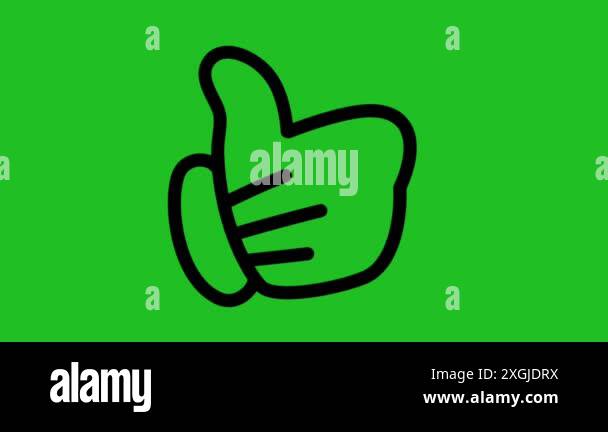 2 5 dimensional virtual space character emoticon hand emoticon showing ...