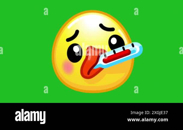 2 5D virtual space character emoticon sick chicken emoticon reaction ...