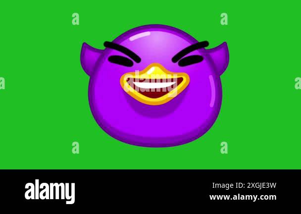 2 5D virtual space character emoticon devilish chicken emoticon ...