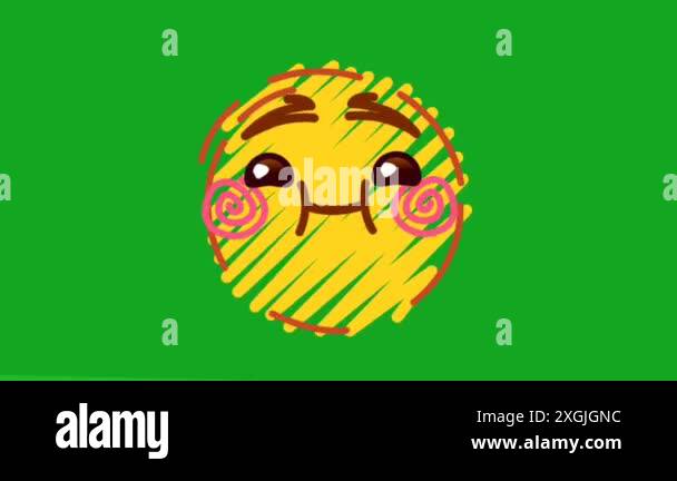 render 2 5D space character emoticon and happy yellow emoji reaction ...