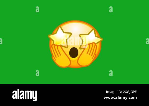 render 2 5D space character emoticon and surprised emoticon reaction ...