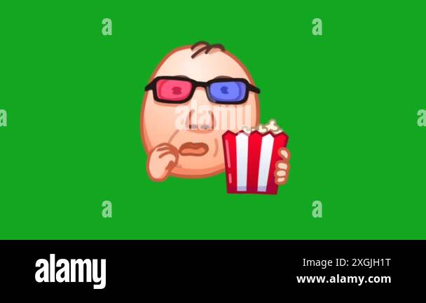render 2 5D space character emoticon and emoji reaction of a person ...