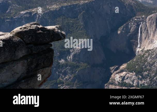 Yosemite Glacier Point Yosemite Falls and Upper Hanging Rock Time Lapse ...