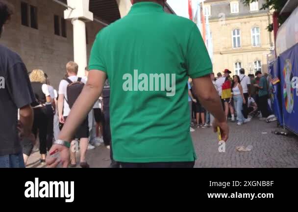 Stuttgart, Germany, 05 July, 2024. Fan zones in major German cities for ...