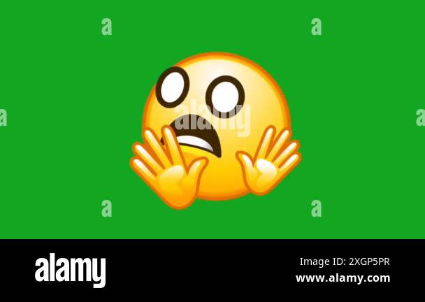 render 2 5D space character emoticon and scared circle emoticon ...