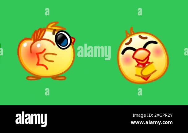 The 2 5D virtual space personality emoticon and the reaction of a cute ...