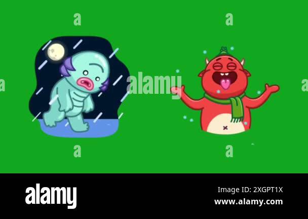 Giant cartoon character Stock Videos & Footage - HD and 4K Video Clips ...