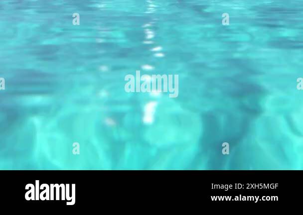 3D Animation - Looped animated background of the turquoise water ...