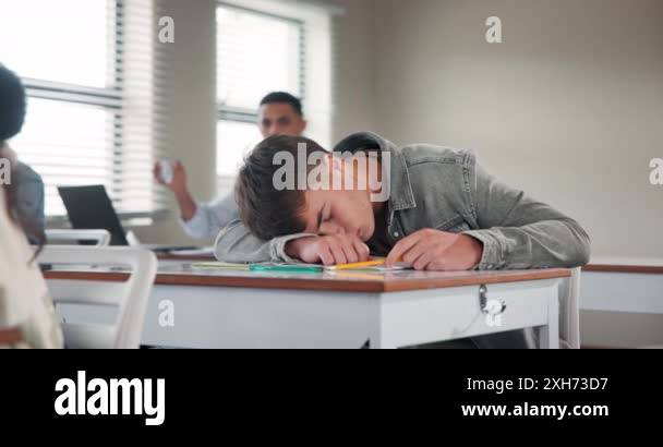 Student sleep class Stock Videos & Footage - HD and 4K Video Clips - Alamy