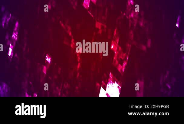 Cyberspace digital particles data concept background 4K. Abstract ...