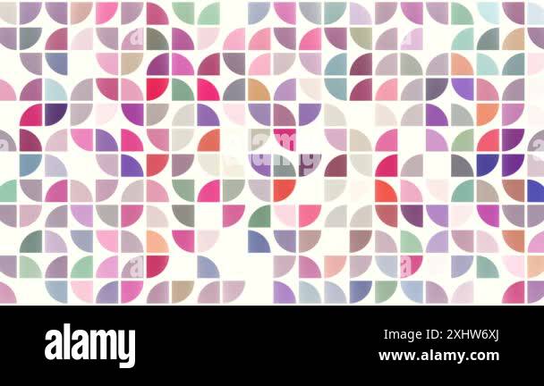 2D simple animation of quarter circle pattern with opacity and rotation ...