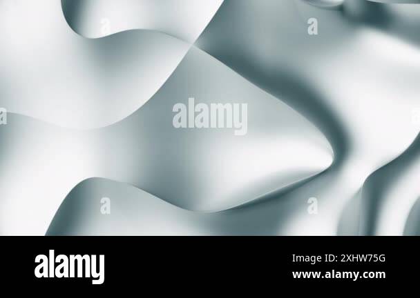 slow motion abstract live animation of embossed surface in metallic ...
