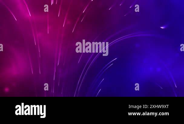 Particle lines motion background. Animation of particles and glowing ...