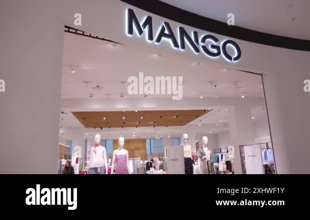 Batumi, Georgia - May 30 2024: Sign of Mango store of Spanish clothing ...
