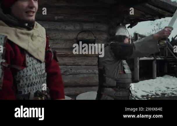 Soldiers in medieval armour Stock Videos & Footage - HD and 4K Video ...