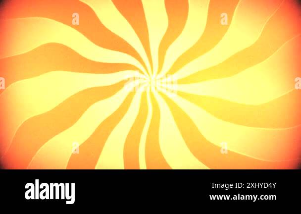 Trendy retro summer sunburst cartoon style animation. Vintage ...