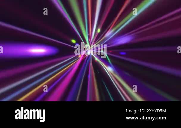 Technology concept background with high speed colorful fiber optic data ...