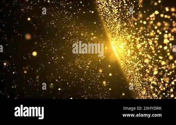 Abstract futuristic cyber world scene, sci-fi scene, glowing particle ...